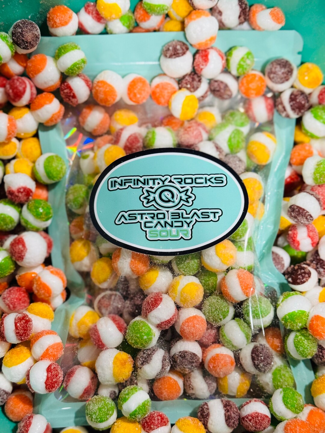 Astro Blast Candy Infinity Rocks - Sour, Fruity Candy With Freeze ...