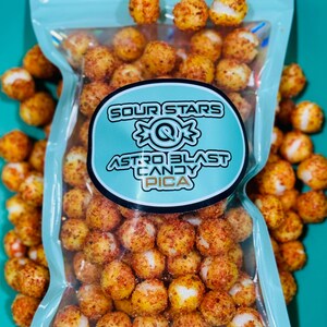 Astro Blast Candy Sour Stars/pica - Sour and Spicy Bonbons - Sweet ...