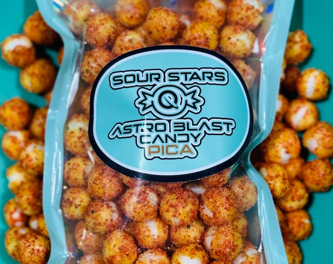 Astro Blast Candy Sour Stars/pica - Sour and Spicy Bonbons - Sweet ...