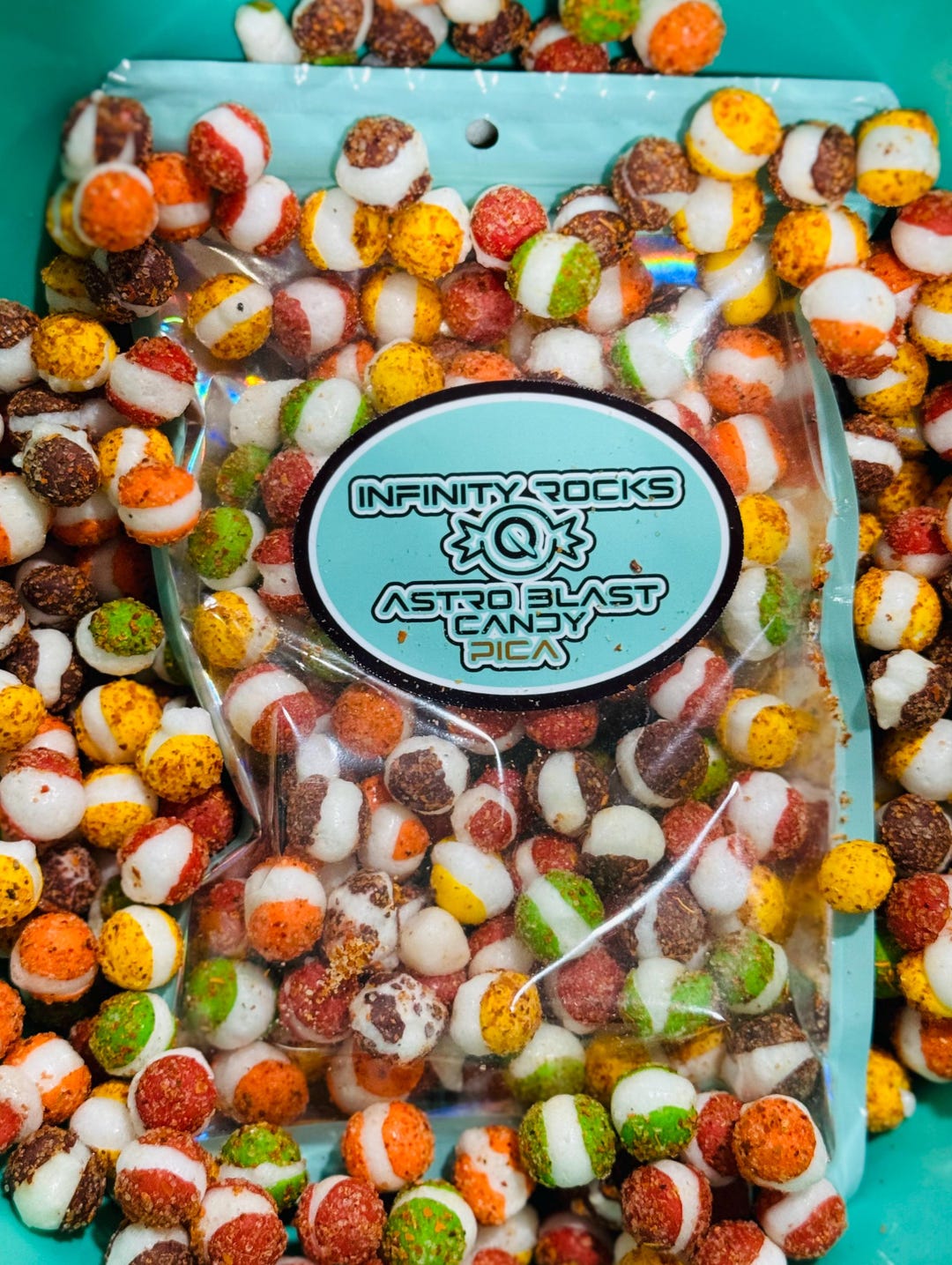 Astro Blast Candy Infinity Rocks - Pica Snack With Spicy Seasoning and ...