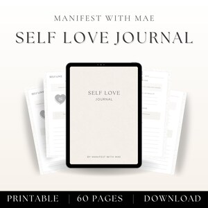 Self Love Journal - Printable | Prompts | Affirmations | Kindness Tasks ...