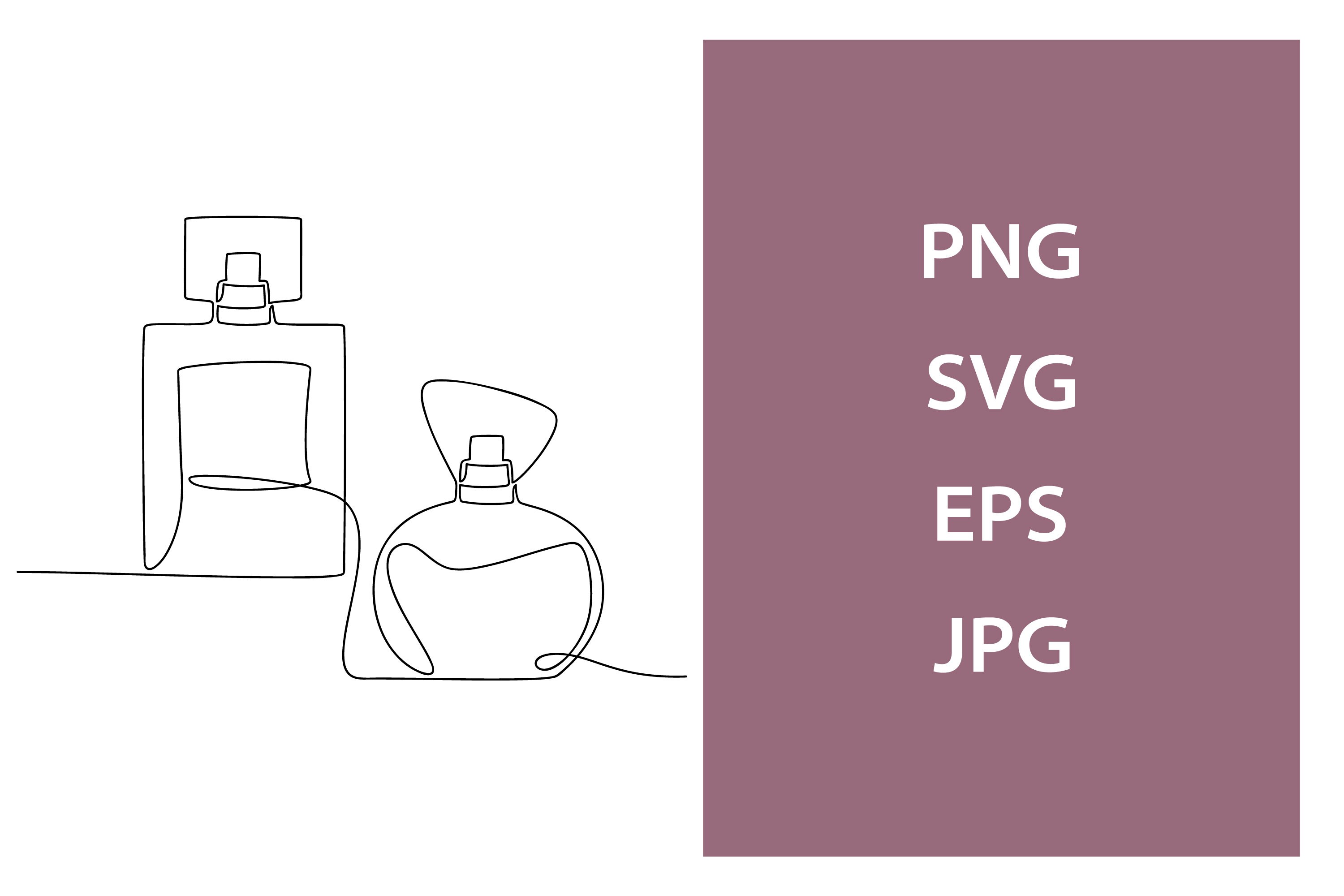 Perfume Line Art Perfume Wall Art Decor Perfume Bottle Print Fashion ...