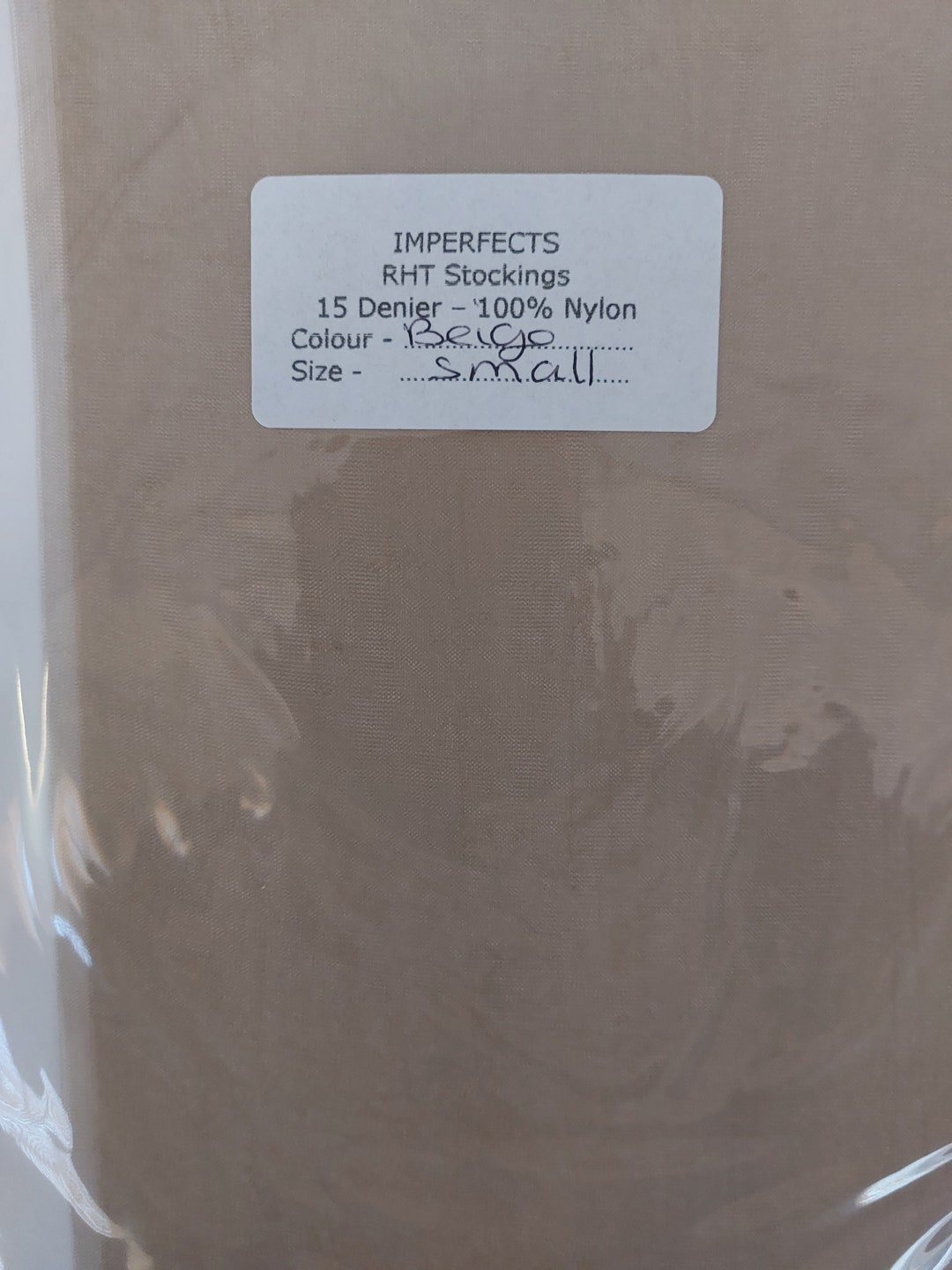 Vintage RHT Stockings Beige 15 Dn 100% Nylon Size Small - Etsy