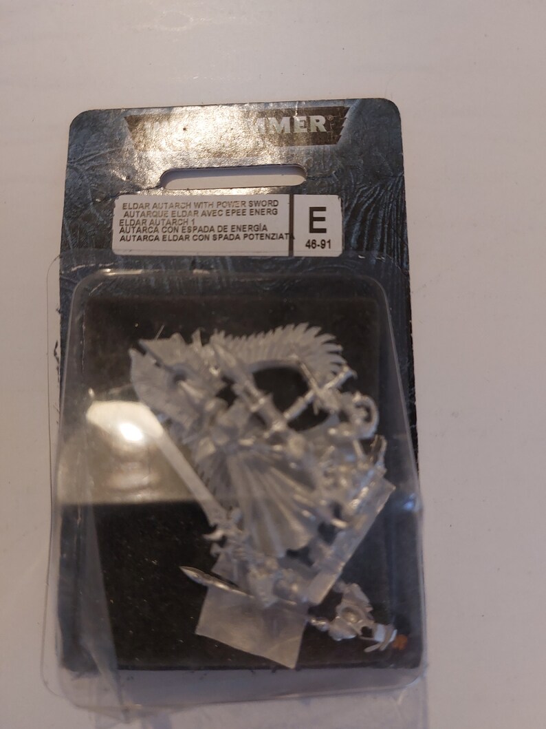 Eldar Autarch With Power Sword New 2002 - Etsy