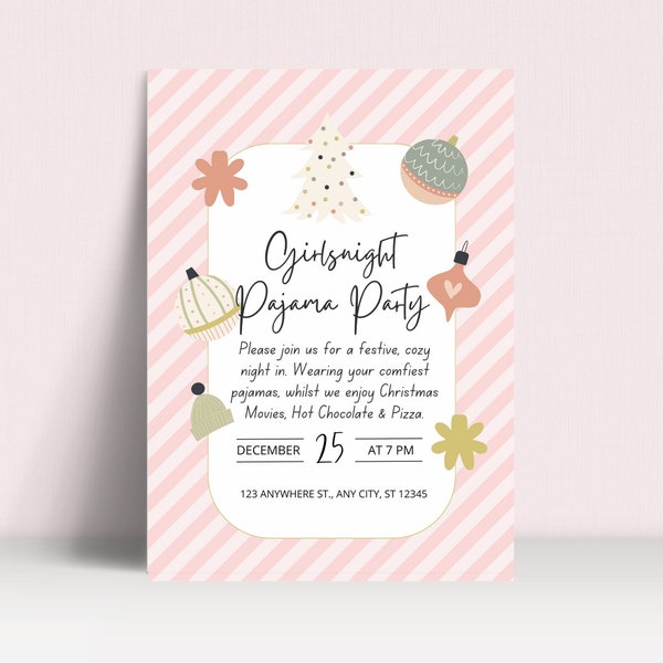 Adult Sleepover Invitations - Etsy