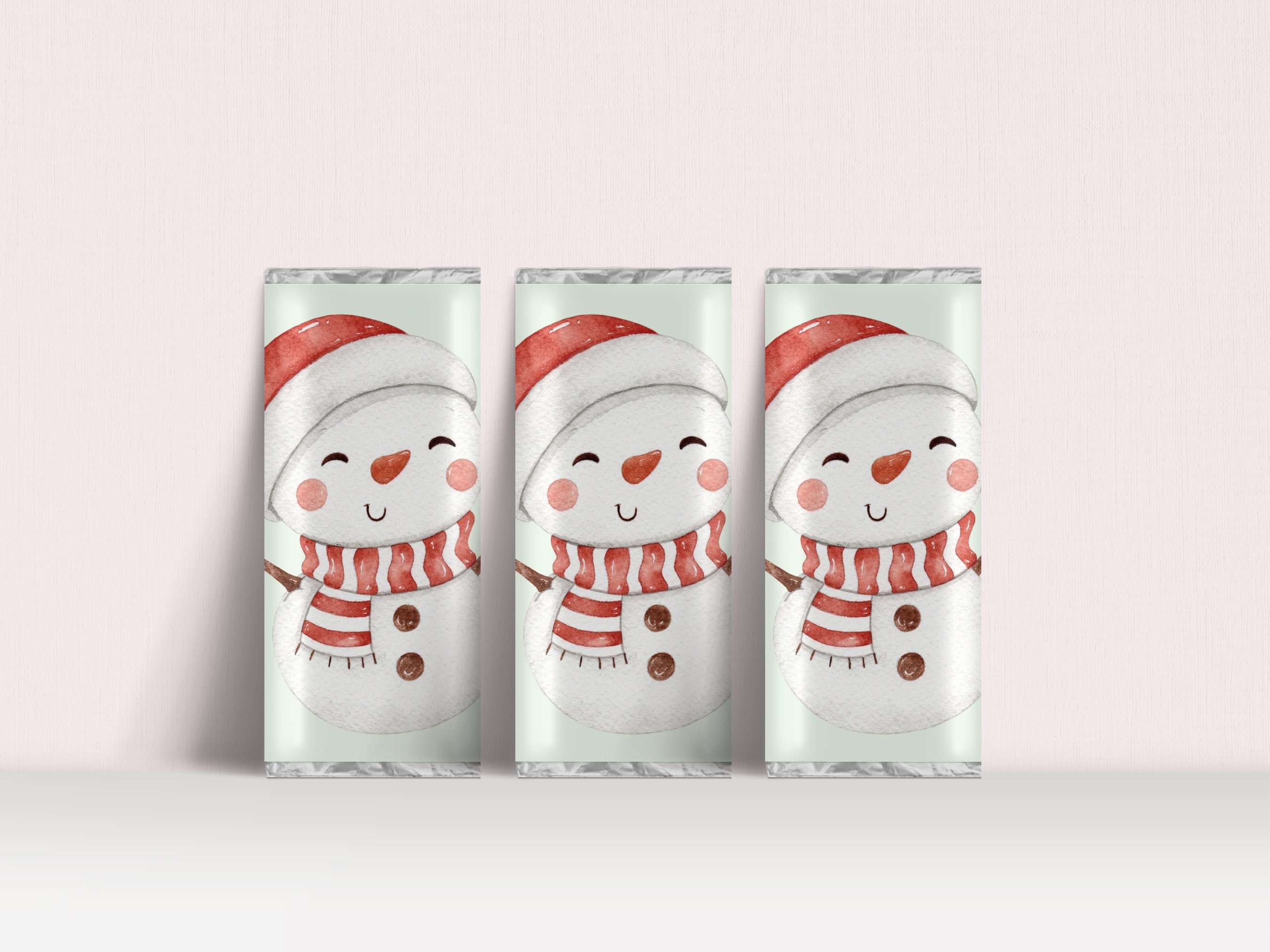 Snowman Candy Bar Wrapper Digital,immediate Download , Instant Download ...