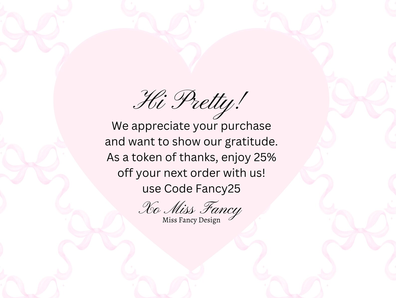Commercial License for Four Miss Fancy Design Listings -no Credit ...
