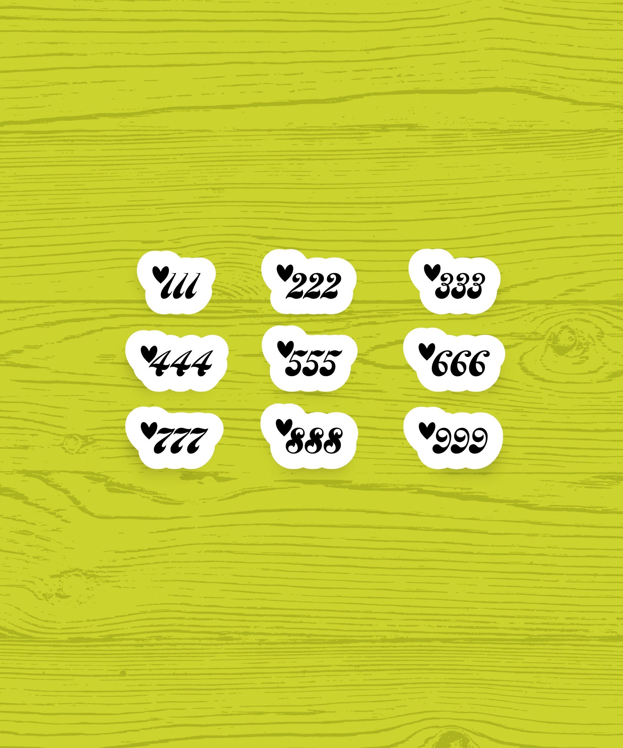 Sacred Angel Numbers Stickers: Elevate Your Space With Divine Guidance ...