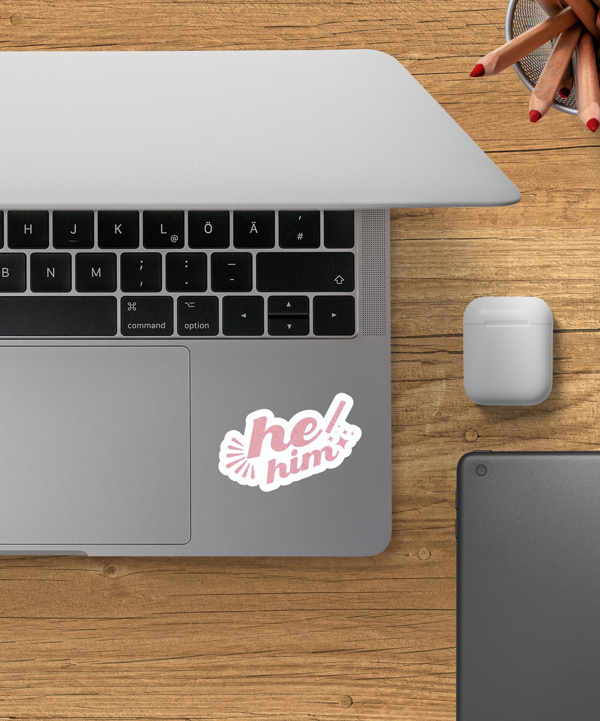 He/him Pronouns Sticker – Assert Your Identity - Etsy