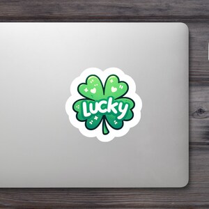 Lucky 4-leaf Clover Sticker - Etsy