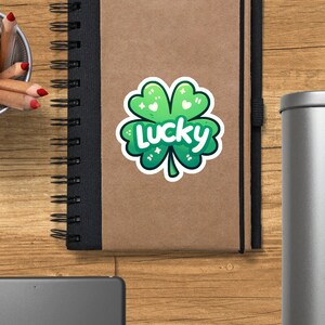 Lucky 4-leaf Clover Sticker - Etsy