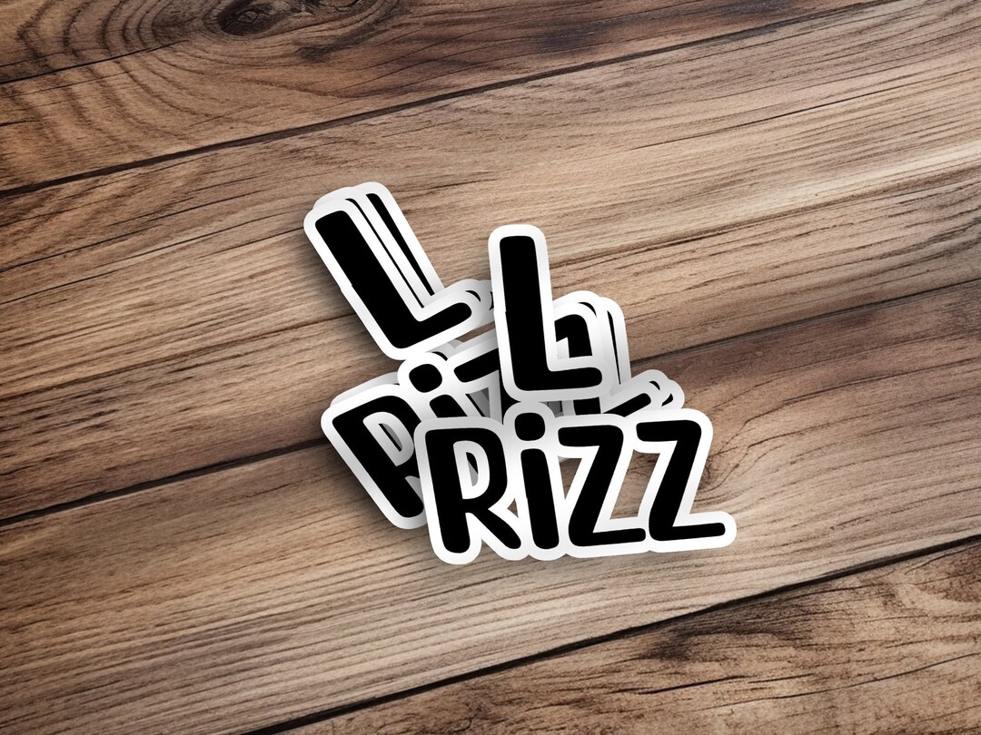 L-rizz Sticker: Trendy Tiktok-inspired Words and Sayings Decal - Etsy