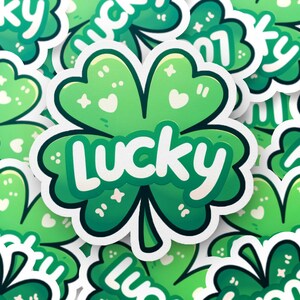Lucky 4-leaf Clover Sticker - Etsy