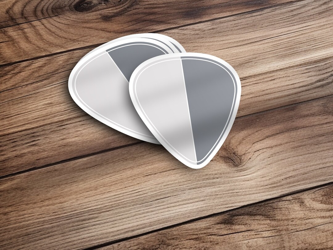 Guitar Pick Sticker - Pick Your Style - Etsy