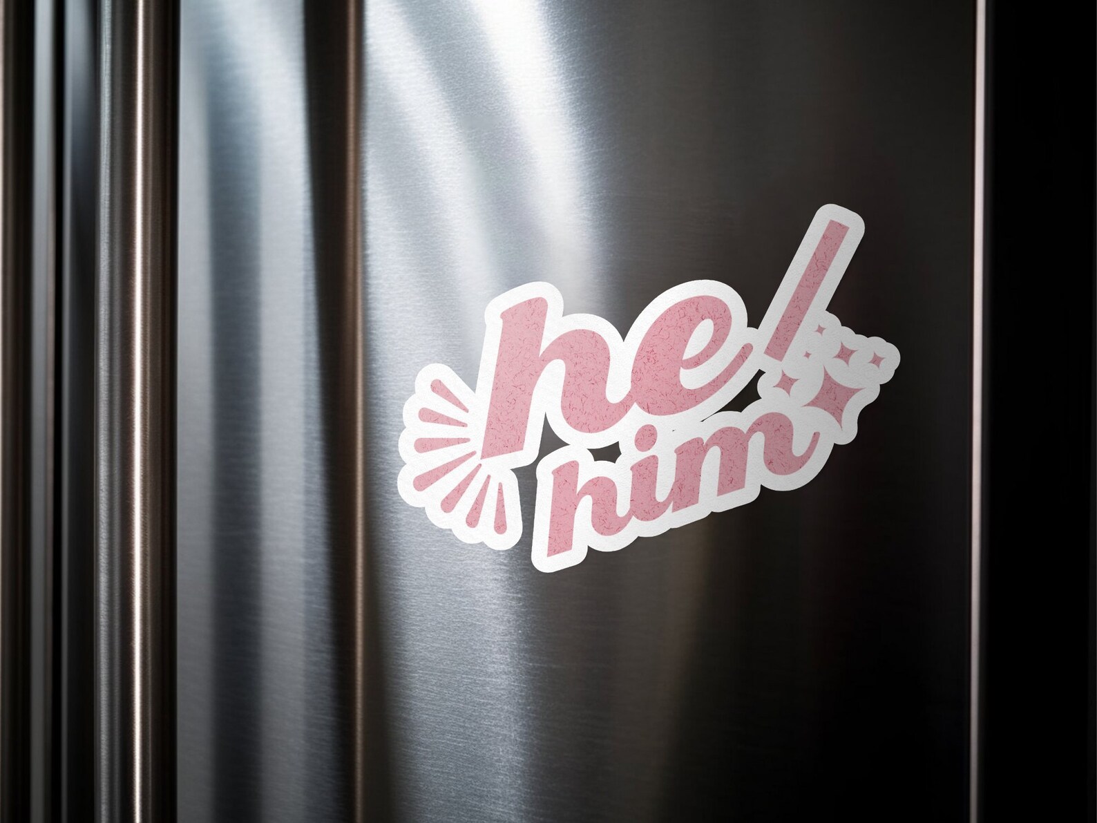 He/him Pronouns Sticker – Assert Your Identity - Etsy