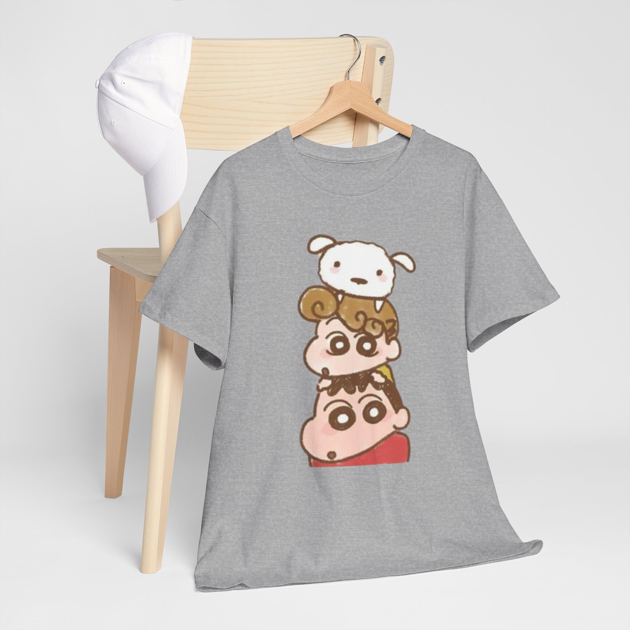 Shin Chan Shiro Hema Vari Cute Anime Tees, Cartoon T-shirt, Shin Chan ...