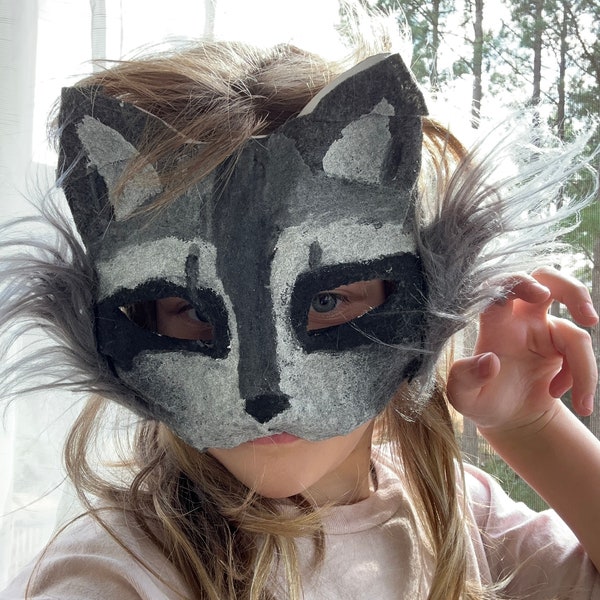 Raccoon Mask - Etsy