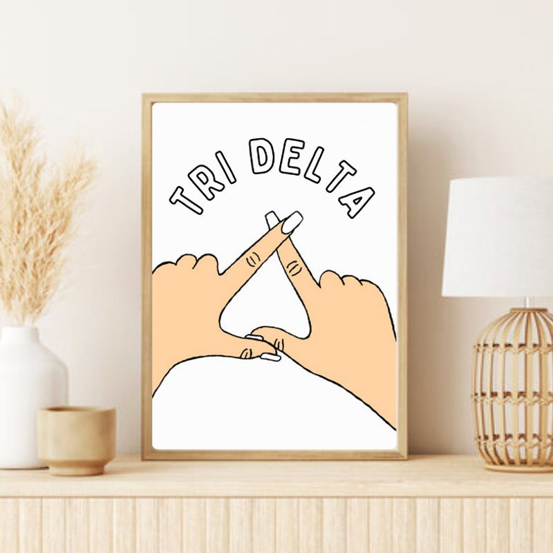 Tri Delta - Etsy