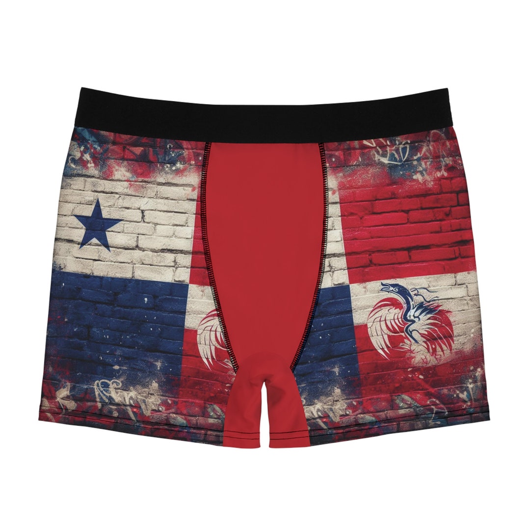 Panama Men's Fitted Trunk Boxer Underwear, Fitted Graffiti Briefs, Men ...