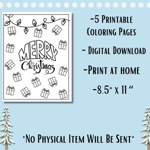 Christmas Coloring Pages, Christmas Printable, Christmas Games ...