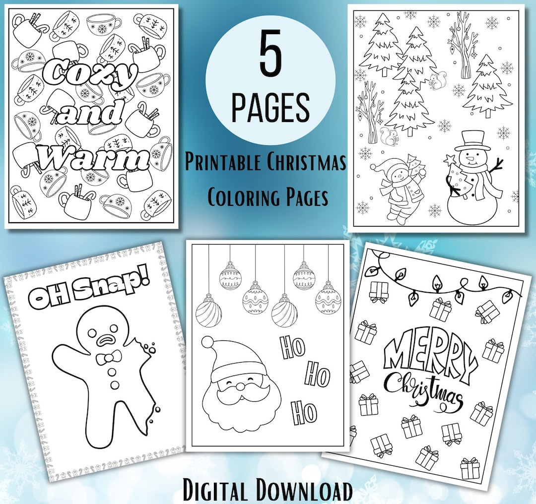 Christmas Coloring Pages, Christmas Printable, Christmas Games ...