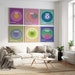 Angel Number Aura Poster Set of 9 - Spiritual Wall Art Bundle - Instant ...