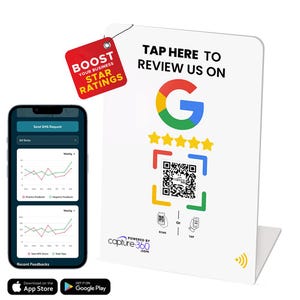 Capture 360 Google Review NFC Tap Stand - Effortless Feedback ...