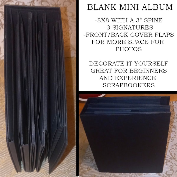 Blank Scrapbook Album - Etsy