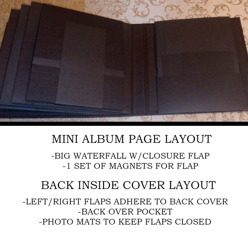 8x8 Blank Mini Album || 3" Spine With 3 Signatures - Etsy