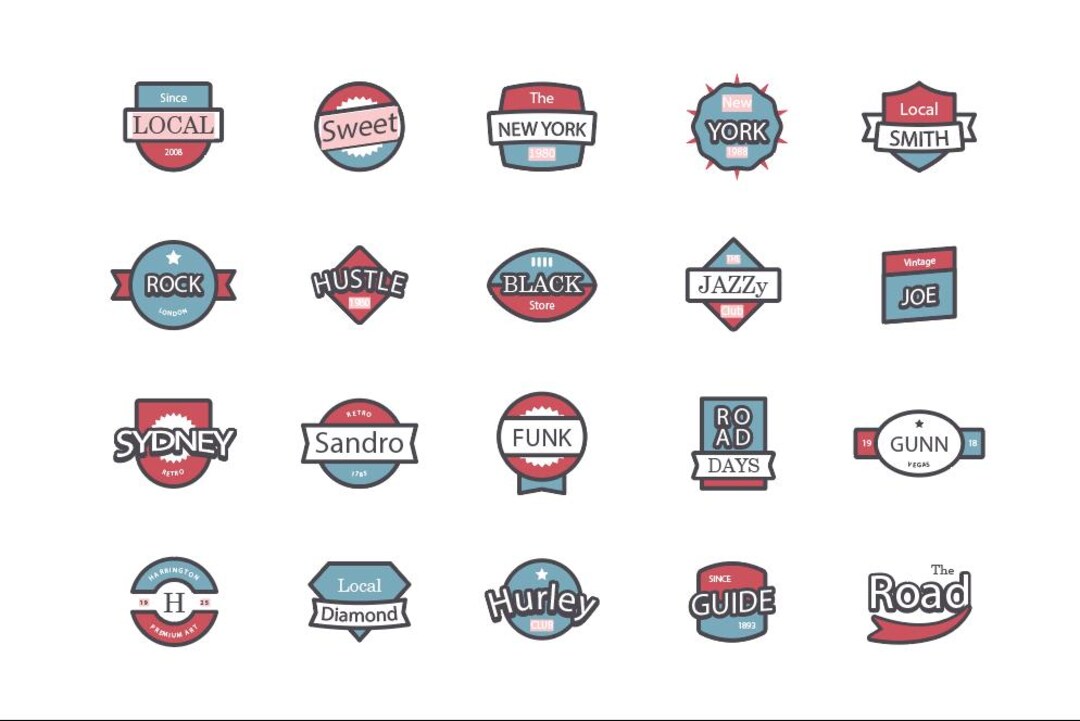 20 Tiny Logos AI & EPS Files Small yet Powerful Logos for Minimalist ...