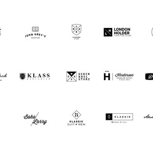 45 Minimalist Logos AI & EPS Files Clean and Modern Logo Collection - Etsy