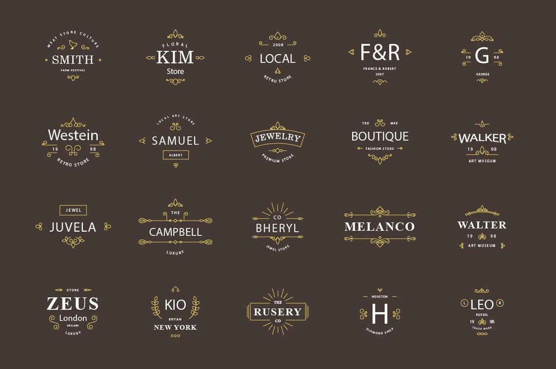 20 Decorative Badges AI & EPS Files Versatile Badge Collection for ...