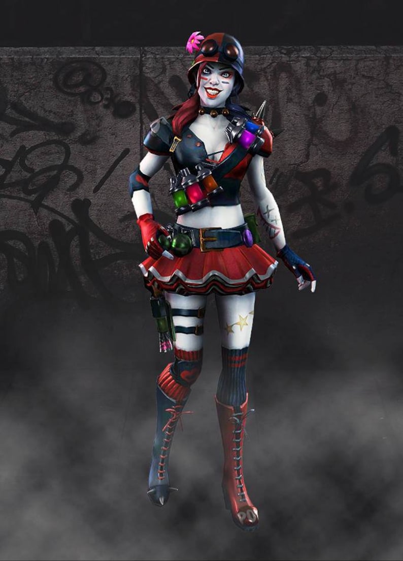Harley Quinn Classic Legendary 3d Stl File 3d Design 3d Printer Harley