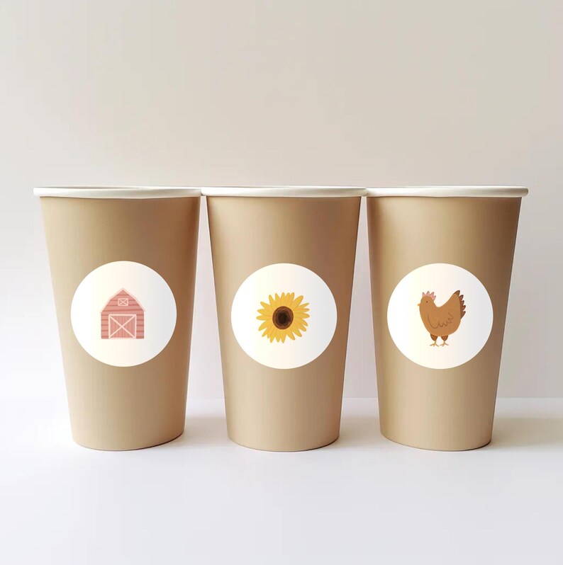 Farm Printable Birthday Bundle - Chicken Farm Birthday - Cute Farm ...