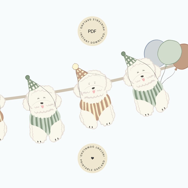 Puppy Party Banner Decorations, Dog Decor - Etsy