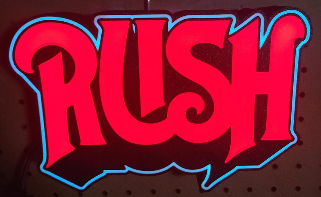 Rush Rock 'n Roll LED Sign: Music Fan Lightbox - Etsy