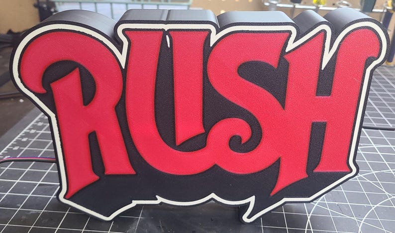 Rush Rock 'n Roll LED Sign: Music Fan Lightbox - Etsy
