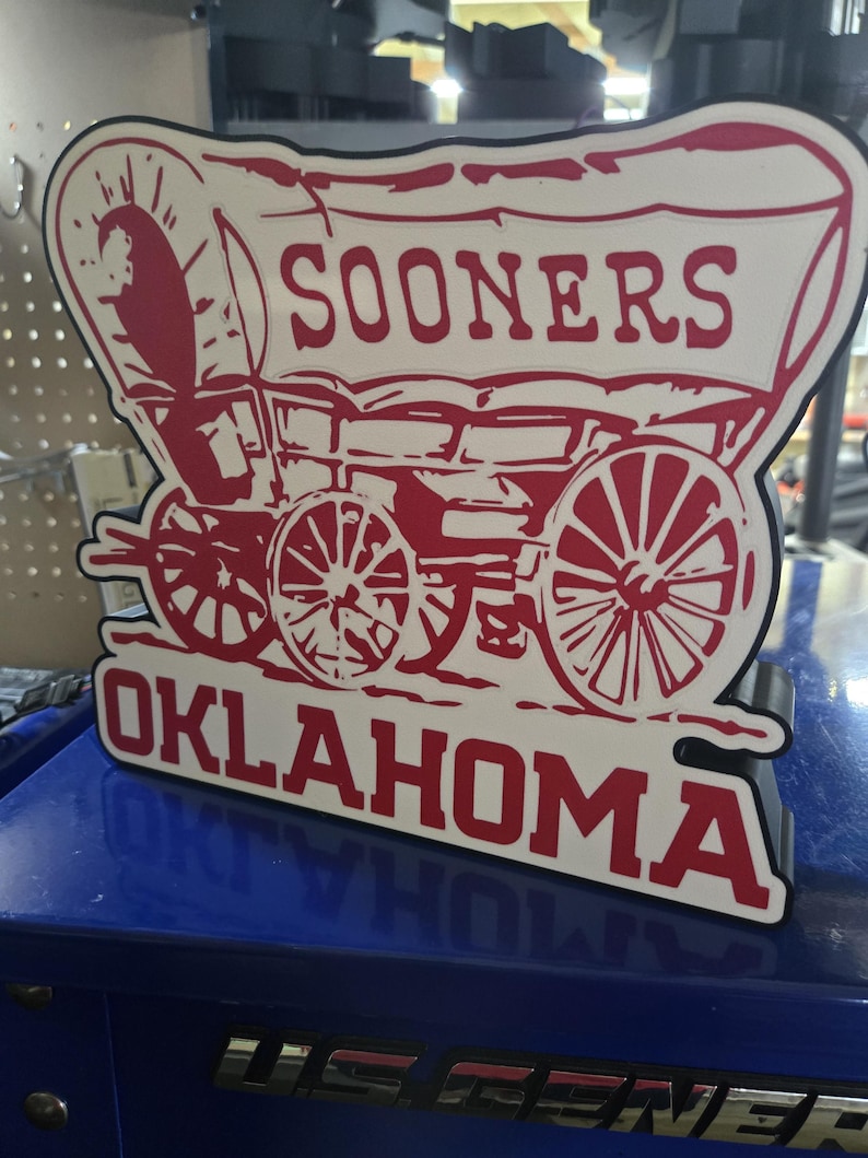 OU Sooners LED Sign: Multicolored Remote Control - College Football Fan ...