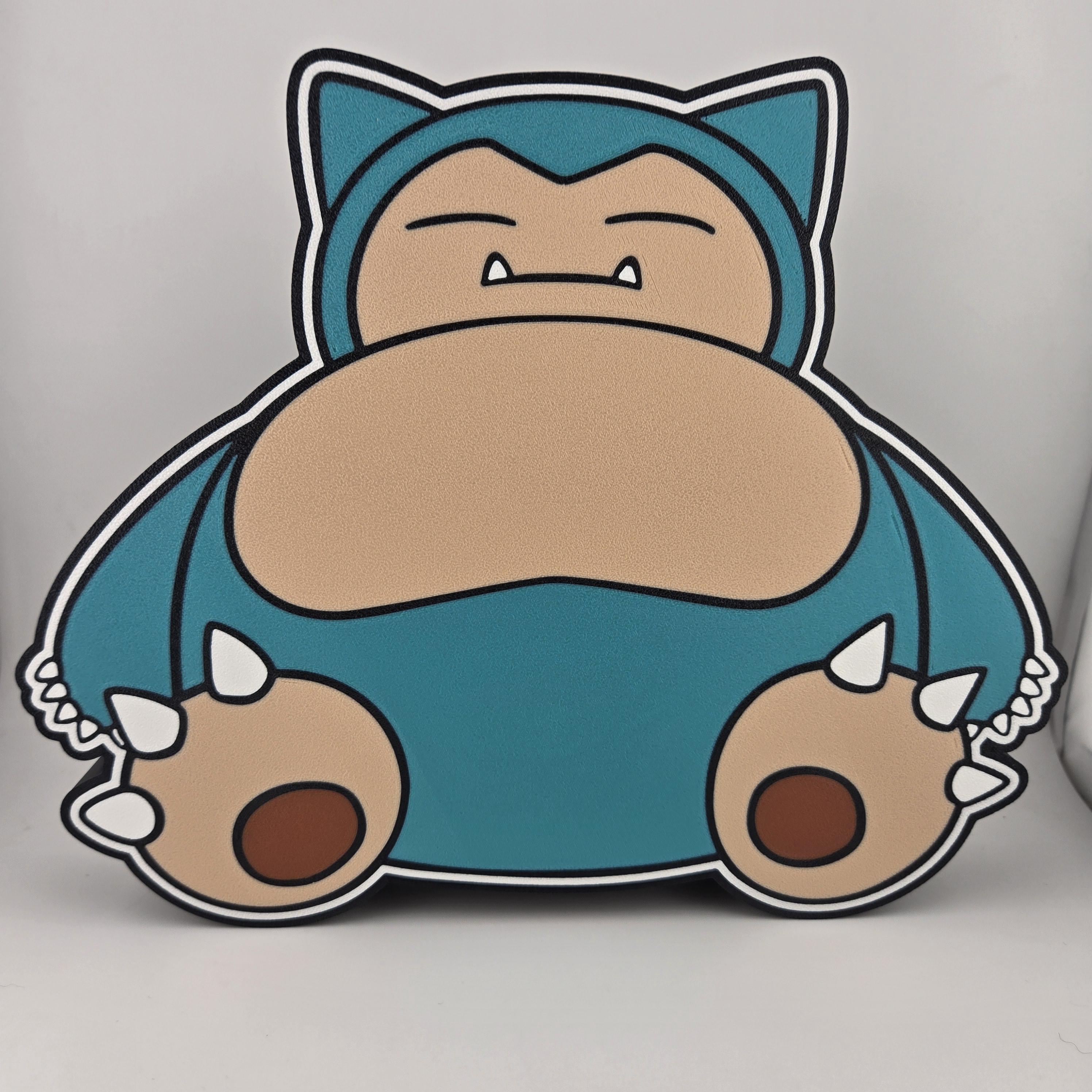 Snorlax Pokémon LED Sign – Gamer Room Anime Wall Decor - Etsy