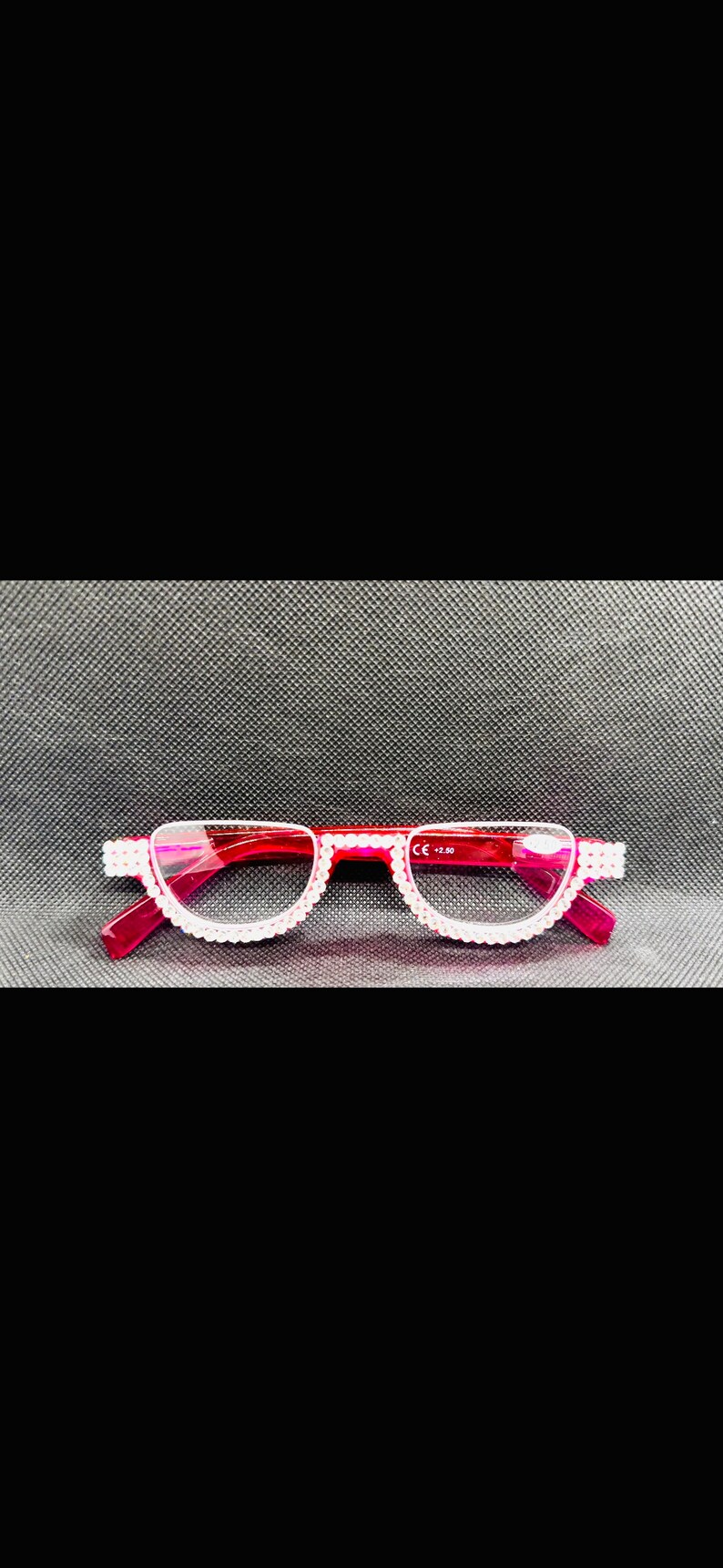 Bling,rhinestone,diamonds,reading Glasses,cheaters,hinged,computer ...
