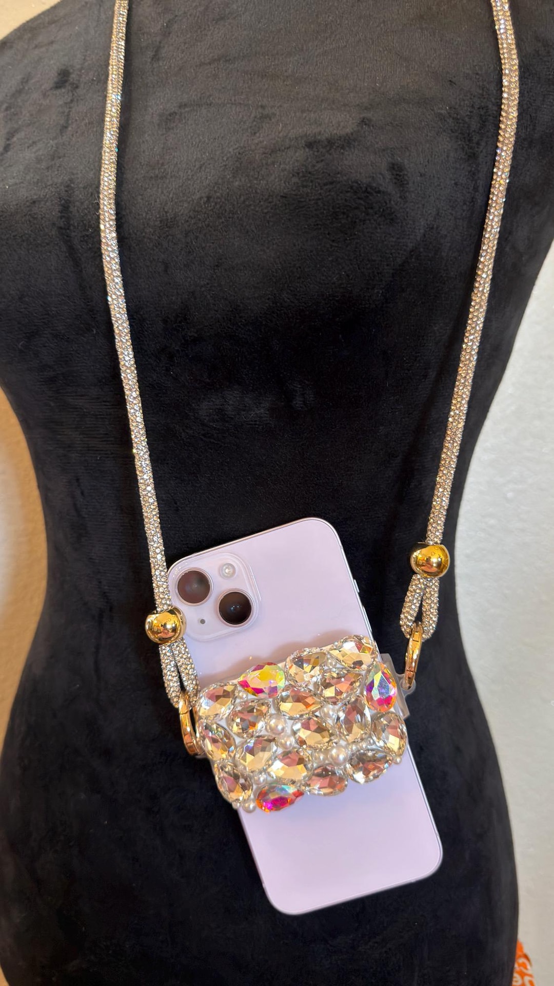 Diamond Sparkle Glam Clamp With Bling Link Holder for Phones! - Etsy