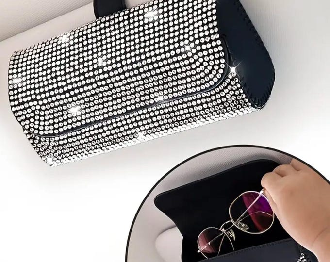 Diamond Sparkle, Blingy Eyeglass Car Holder. - Etsy