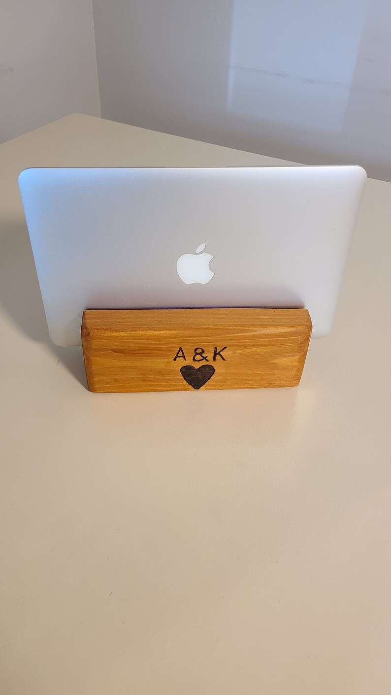 Wooden Vertical Laptop Stands - Etsy