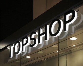Laser Cut Sign Backlit Business Sign Custom Sign Wall Logo Sign 3D Logo ...