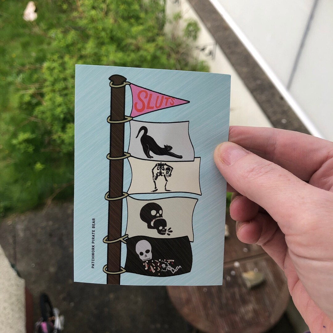 OFMD DJ Slts Flag Stickers Our Flag Means Death - Etsy