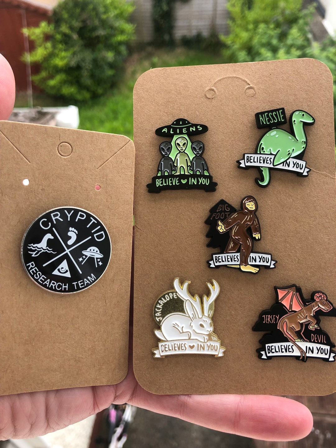 Cryptid Pins Enamel Pins Cryptid Hunter - Etsy Australia