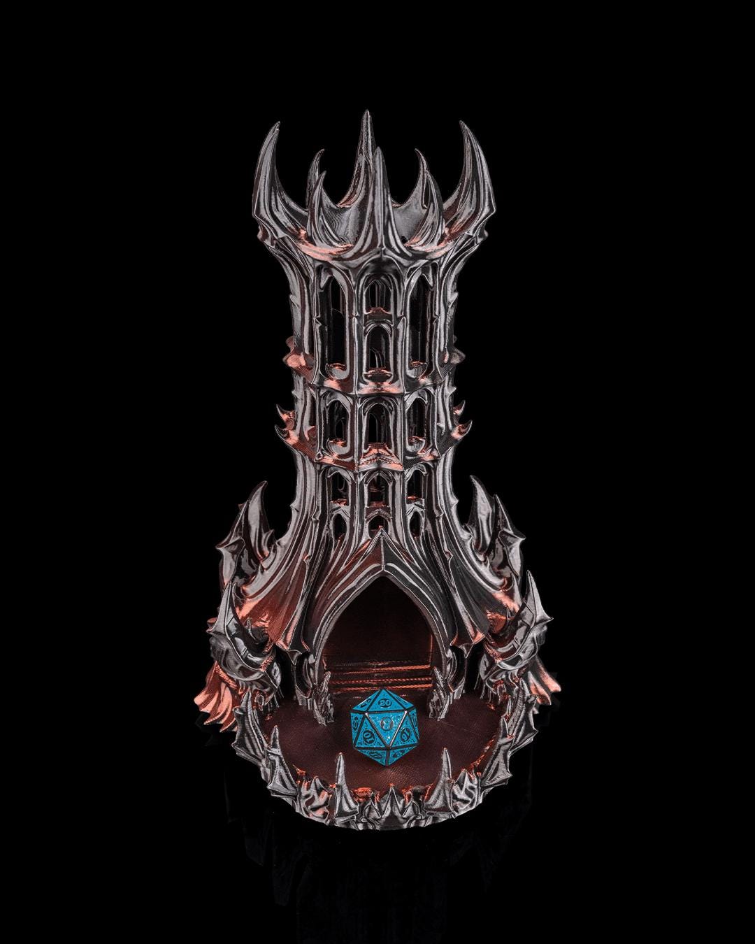 Obsidian Citadel Dice Tower, RPG Fantasy Roller for Tabletop, Dnd and ...