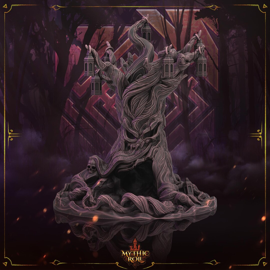 Terror Tree Dice Tower, RPG Dice Roller for Roleplaying Games, Dnd ...