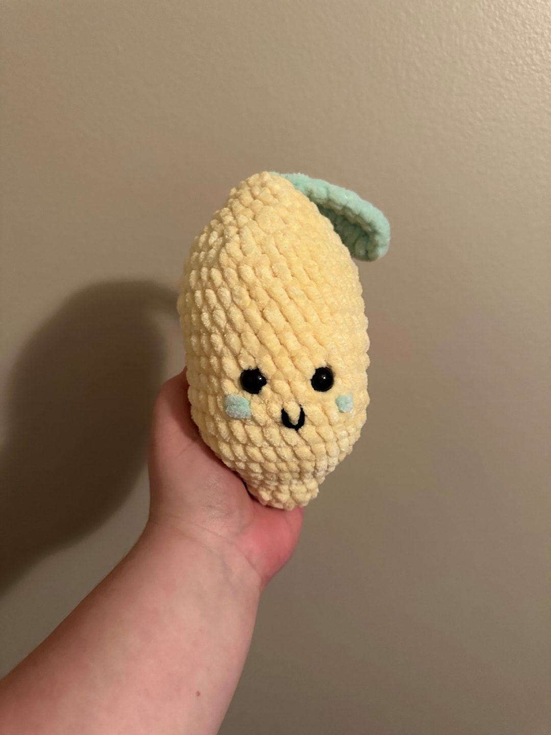 Small Lemon, Crochet Handmade Plush - 8 Inches Tall - Etsy