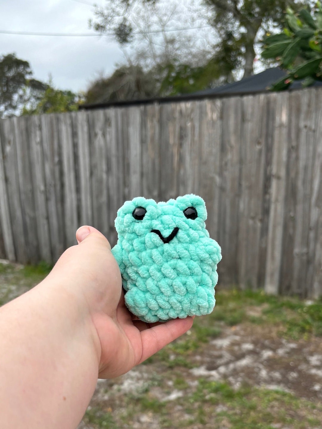 Mini Green Chubby Frog - 4 Inches Tall Crochet Handmade Plushie - Etsy